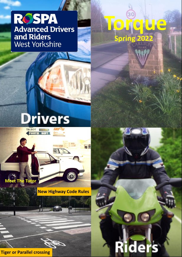 Torque Magazine | RoSPA Advanced Drivers and Riders West Yorkshire